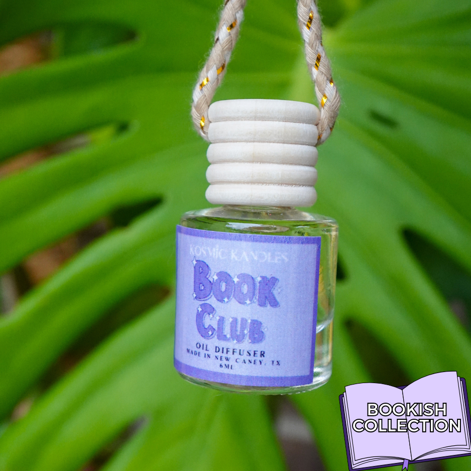 Book Club Hanging Oil Diffuser | Kosmic Kandles